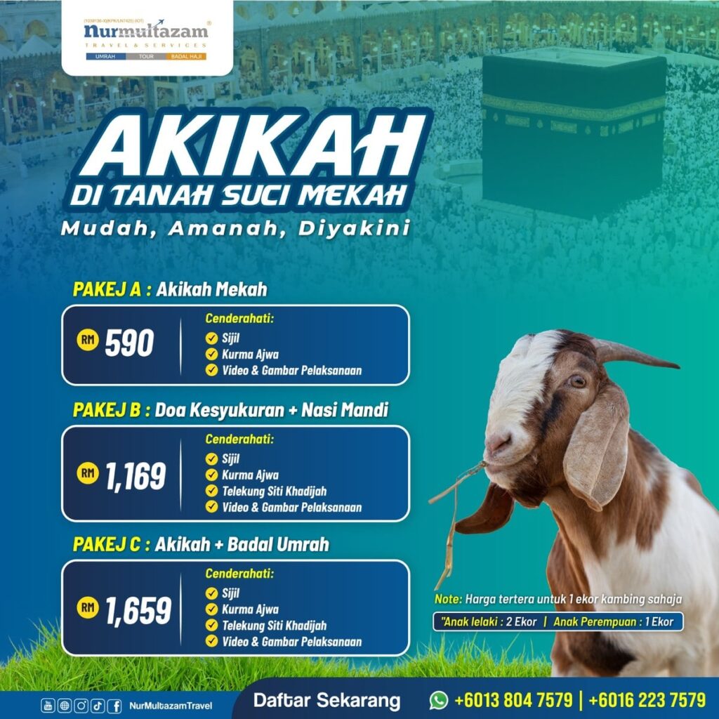 Aqiqah di Mekah - Nur Multazam Travel & Services